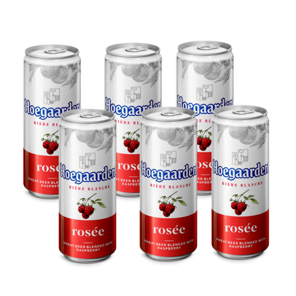 Hoegaarden Rosée Can 330ml x6 – Shotify Online Liquor Delivery