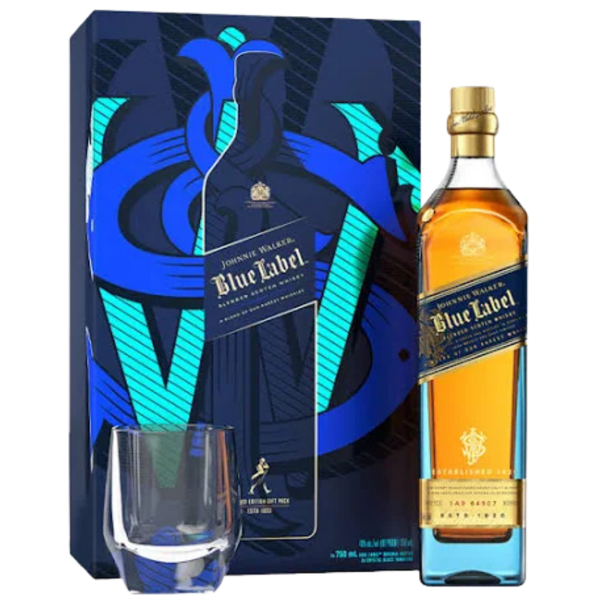 Johnnie Walker Blue Label 750ml Festive Gift Pack – Shotify Online ...